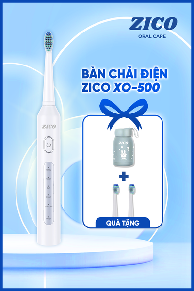 Bàn Chải Điện ZICO XO-500 - 5 Chế Độ, Sử Dụng Công Nghệ Siêu Âm Sonic, – ZICO ORAL CARE