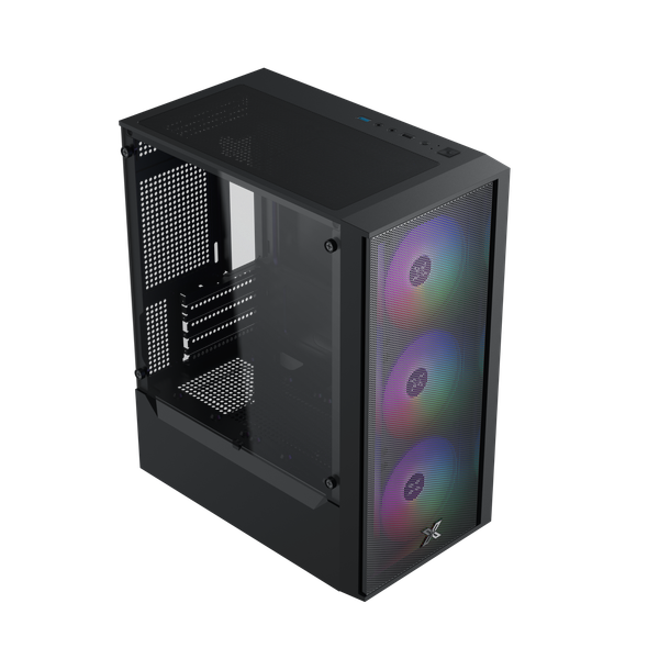 Vỏ case XIGMATEK MYX AIR 3F (mATX/Màu đen/3 fan) – Him Lam Computer