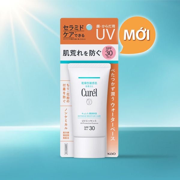 Tinh Chất Chống Nắng Curél UV Protection Essence SPF 30 PA++ 50grCurél UV Tinh Chất Chống Nắng ...