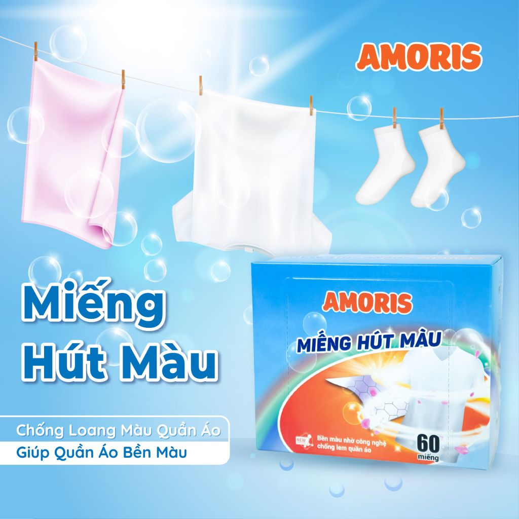 Miếng hút màu (60 tờ/hộp) Amoris - HHAMI04 – Amostore