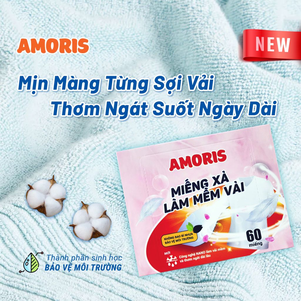 Miếng xả (60 tờ/hộp) Amoris - HHAMI05 – Amostore