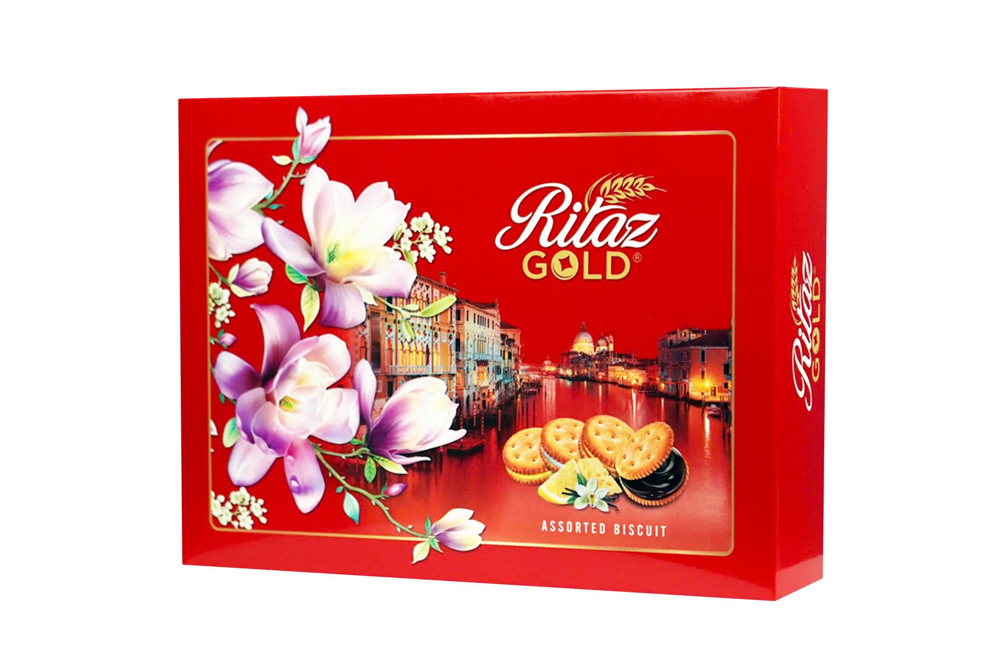 Bánh Quy TOMI Ritaz Gold Hộp Giấy 3 Màu (270g) – Giòn Ngon, Thơm Bơ