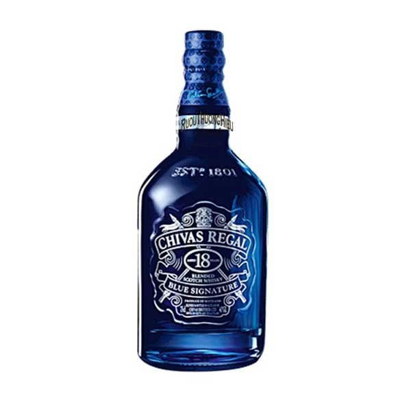 Chivas Regal 18 Yo Blue Signature (70cl) - Dòng Rượu Whisky Đẳng Cấp