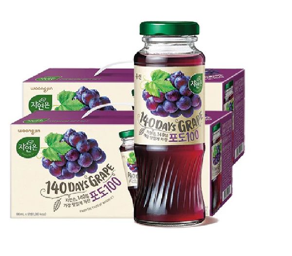 Nước Nho 140 DAYS GRAPE (180ml) – Ngọt Tự Nhiên, Giàu Dinh Dưỡng