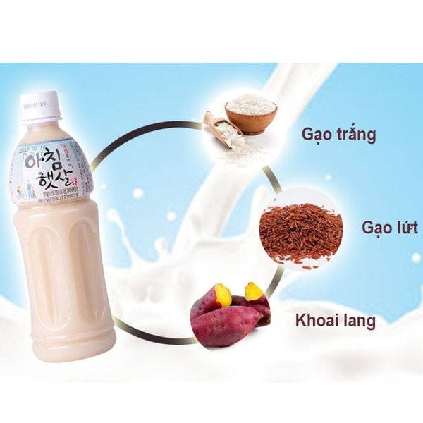 Nước Gạo MORNING RICE (500ml) - Thức Uống Từ Gạo Lứt, Tốt Cho Sức Khỏe