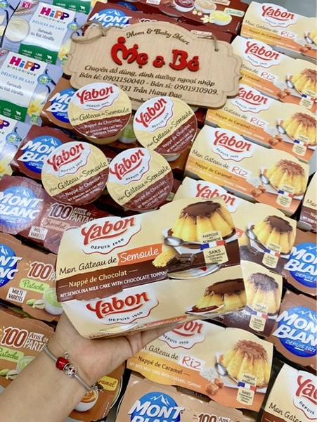 Pudding Yabon gạo sữa phủ socola của Pháp