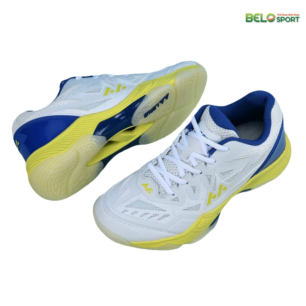 Giày Bóng Chuyền, Cầu Lông, Pickleball Lefus L028 Màu Trắng