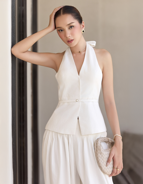 ÁO CỔ V BUỘC NƠ – Merne Fashion