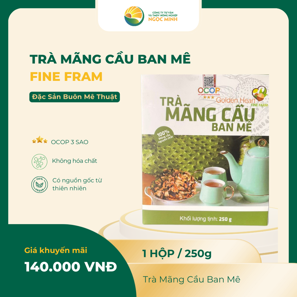 Trà mãng cầu Ban Mê 250g – doanhnongvietnam
