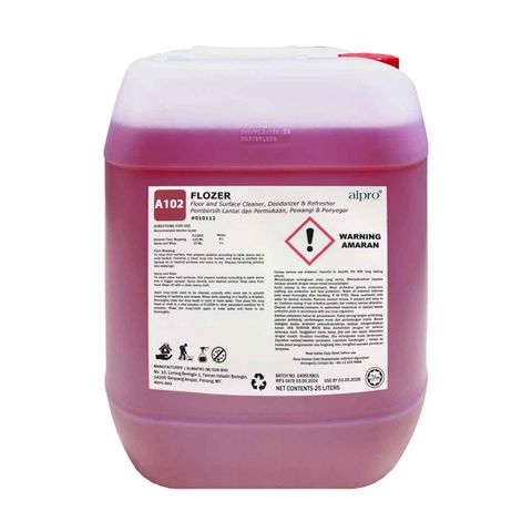 Chế phẩm đa năng vệ sinh và khử mùi bề mặt hương hoa FLOZER, can 5L – Alpro