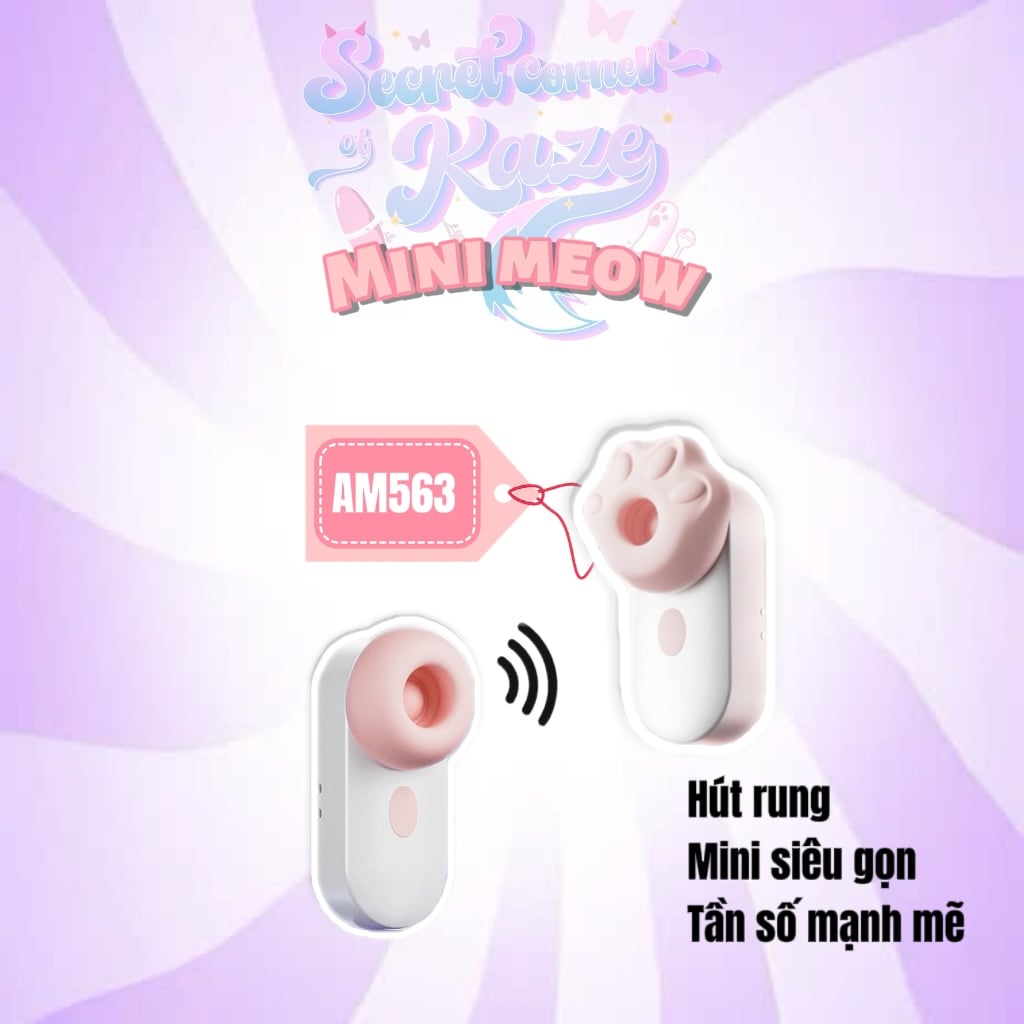 Mini meow hút rung AM563 – Secret Corner of Kaze