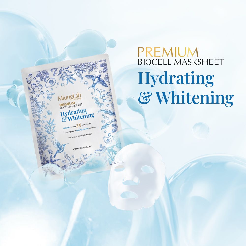 Hydrating & Whitening Preminum Biocell Masksheet
