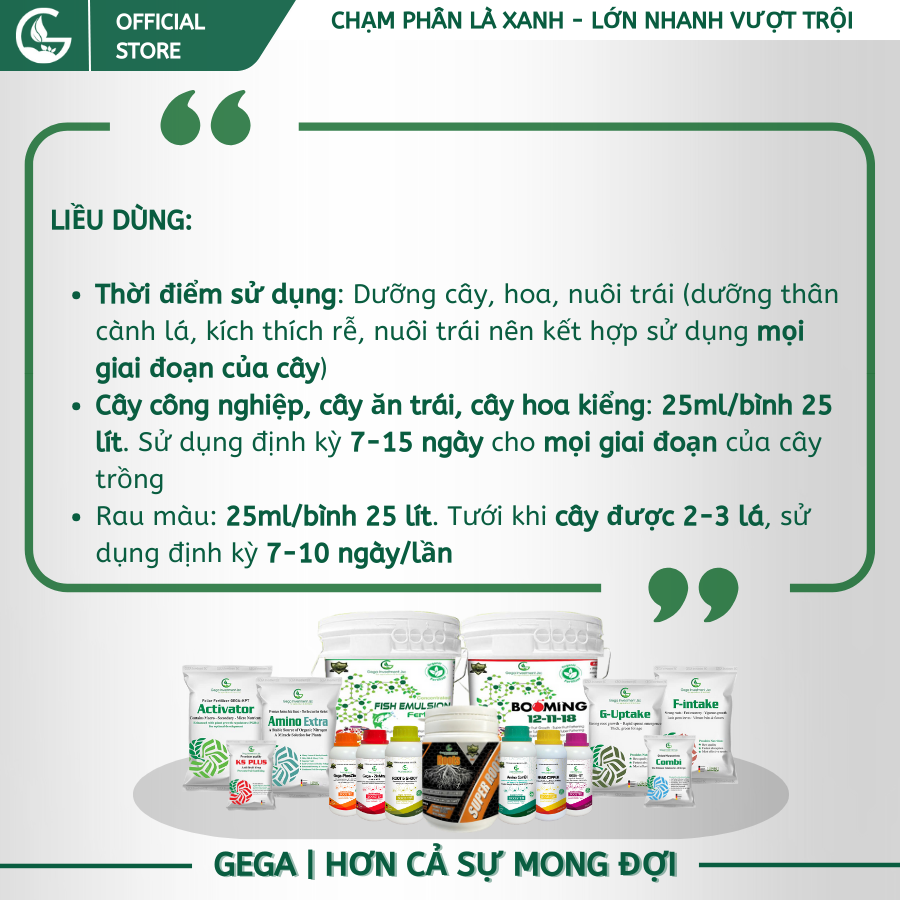 PHÂN BÓN AMINO COMBI RONG BIỂN Dưỡng Cây Ra Rễ Chống Stress – Nông ...