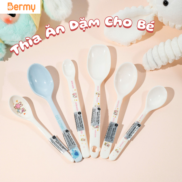 BERMY- THÌA ĂN DẶM CHO BÉ THÍCH HỢP CHO MẸ BỈM – mumbaby