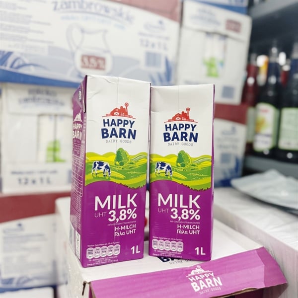 Sữa Tươi Happy Barn Độ Béo 3,8% 1L – Sữa Nguyên Kem Đậm Đà, Dinh Dưỡng ...