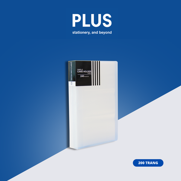 SỔ LƯU DANH THIẾP A5-240P PLUS – Plus Việt Nam - Văn phòng phẩm