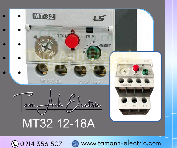 Rơ le nhiệt LS MT32 12-18A - Role nhiệt LS MT-32 - Thermal Overload ...