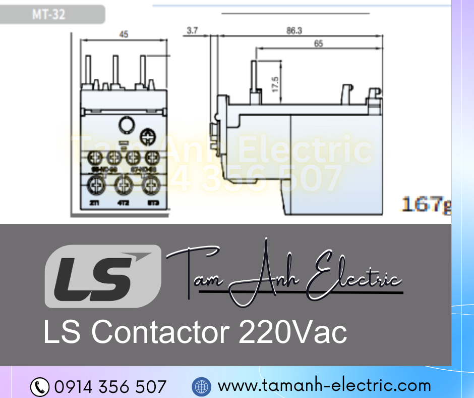 Rơ le nhiệt LS MT32 4-6A - Role nhiệt LS MT-32 - Thermal Overload ...