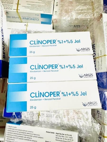 (BPO + Clin) Gel chấm mụn Clinoper 1% + 5% Jel 25g – Chi Skincare DMP