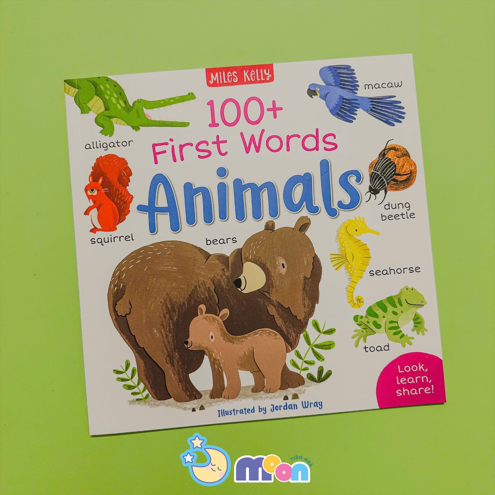 100+ First Words Animals - Miles Kelly – Tiệm Nhà Moon