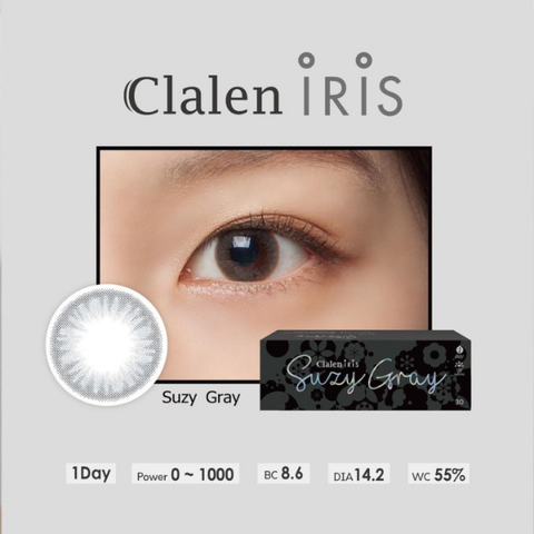 Interojo Clalen Iris [Suzy Gray] [1 hộp 10 chiếc]