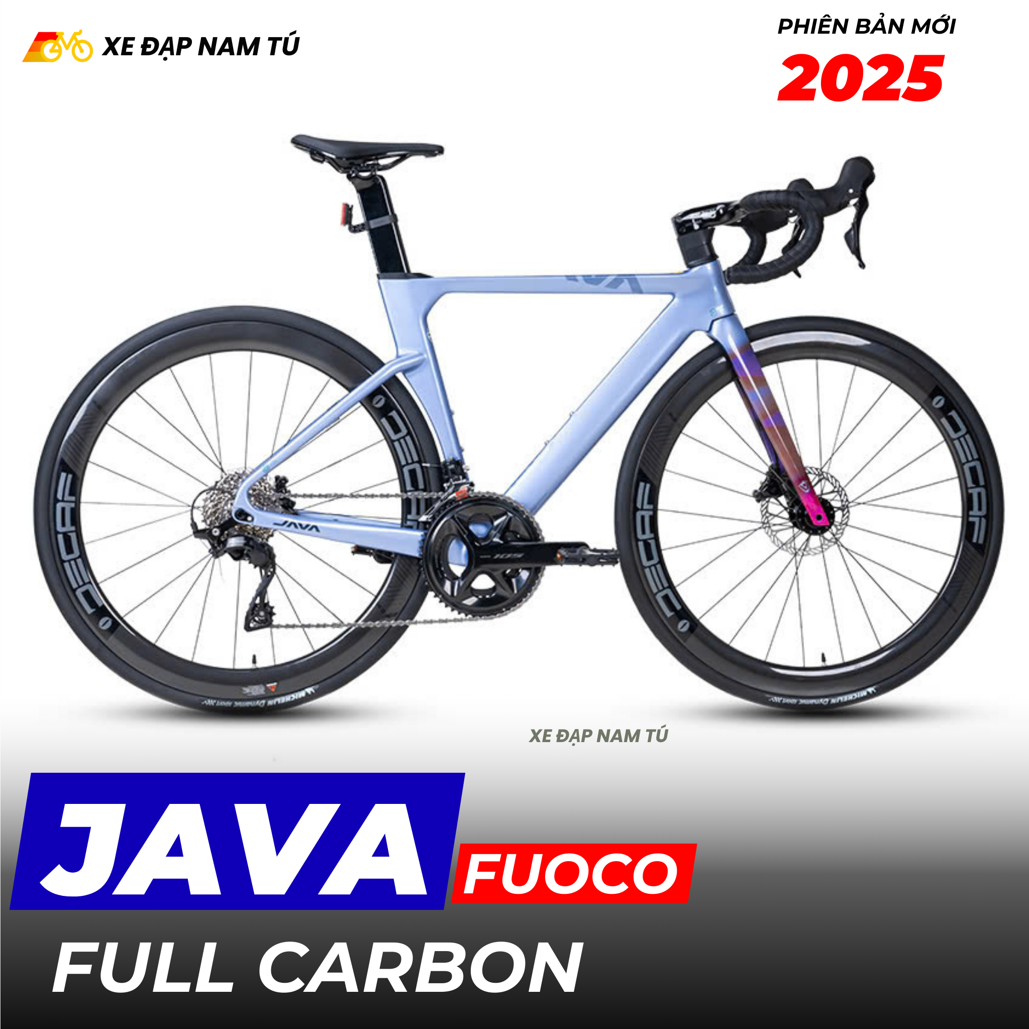 XE ĐẠP ĐUA JAVA FOUCO 2025 - FULL CARBON – Xe Đạp Nam Tú