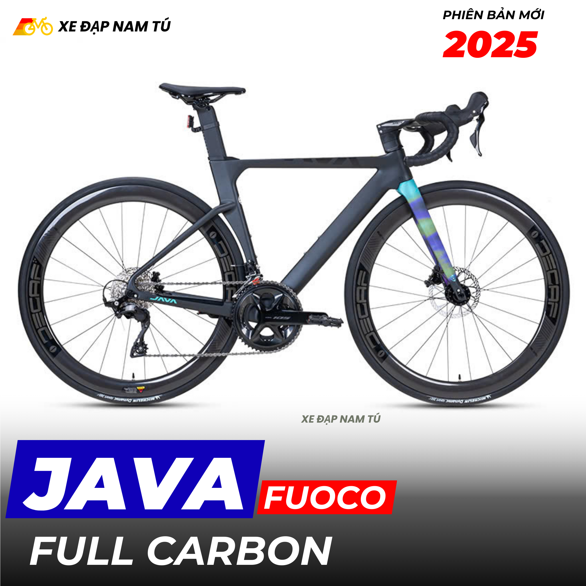 XE ĐẠP ĐUA JAVA FOUCO 2025 - FULL CARBON – Xe Đạp Nam Tú