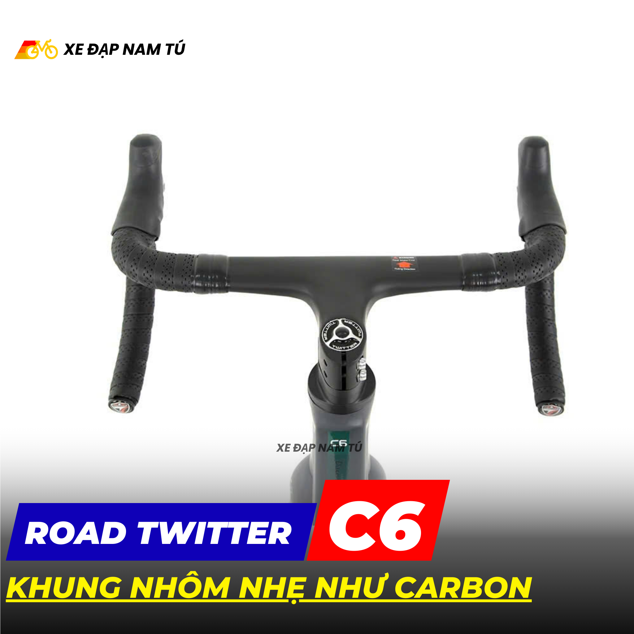 XE ĐAP ROAD TWITTER C6 - KHUNG NHÔM CAO CẤP – Xe Đạp Nam Tú