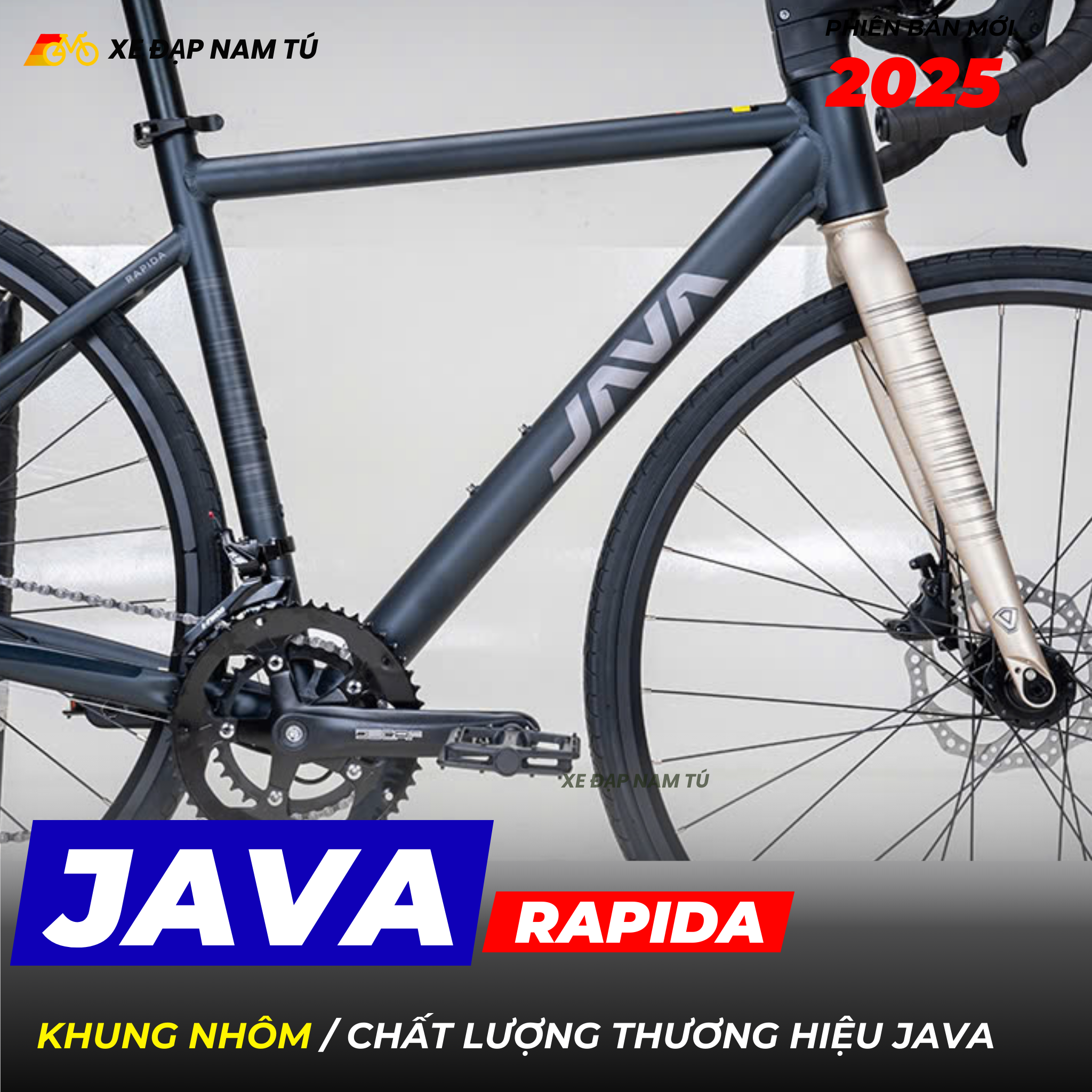 XE ĐẠP ĐUA JAVA RAPIDA - KHUNG SƯỜN NHÔM, PHANH ĐĨA DẦU THUỶ LỰC – Xe ...