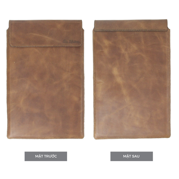 Bao da laptop mở dọc – Tinh tế trên từng sản phẩm