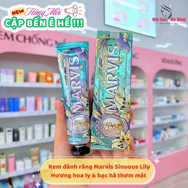 Kem Đánh Răng Marvis Sinuous Lily 75ml Garden Collection Toothpaste ...