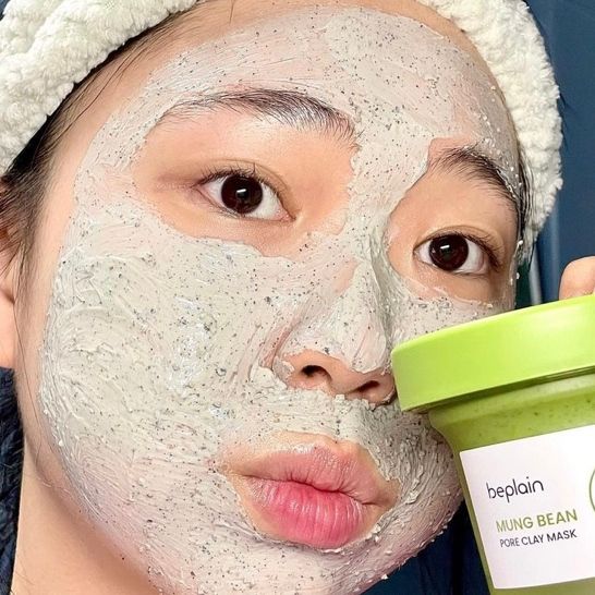 Mặt Nạ Đất Sét Beplain Mung Bean Pore Clay Mask 120ml - MÔI SON MÁ HỒNG