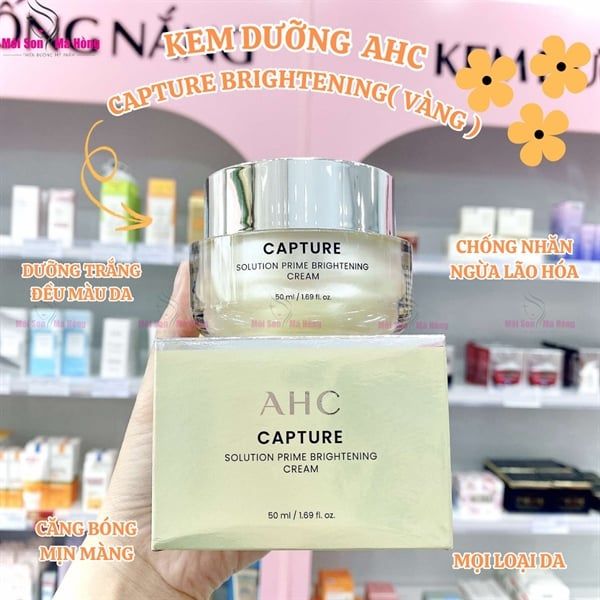 Kem Dưỡng AHC Capture Solution Prime Brightening 50ml - MÔI SON MÁ HỒNG
