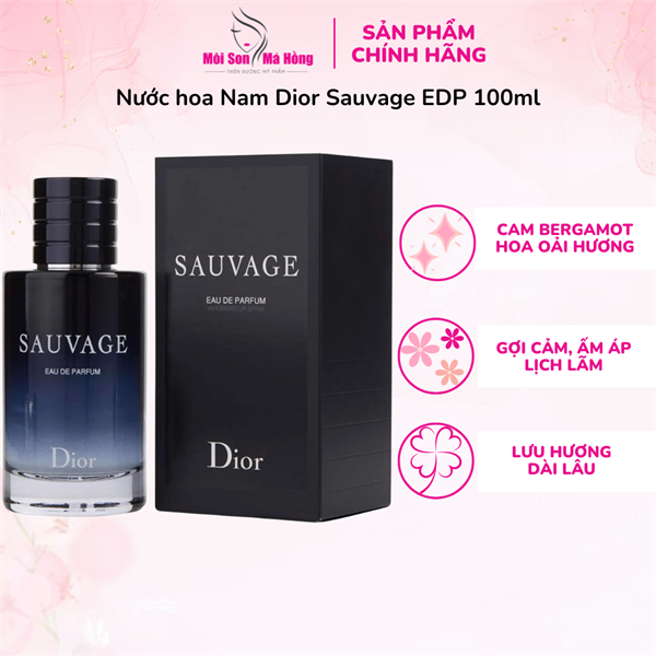 Nước hoa nam Dior Sauvage EDP 100ml - MÔI SON MÁ HỒNG