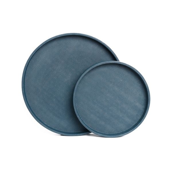 BALLAN - SET OF 2 CIRCULAR TRAYS– CIRCA Collections