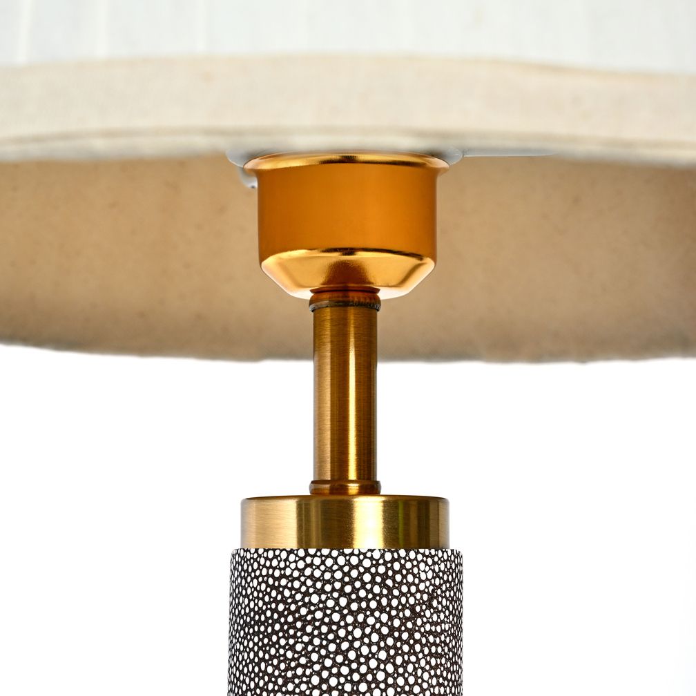 TEMPLAR ROUND PEDESTAL LAMP TABLE BASE– CIRCA Collections