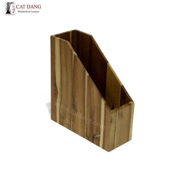 Acacia Wood File Holder – CatDang