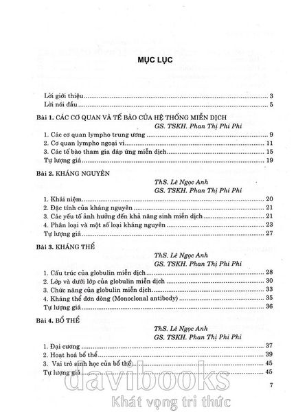 Miễn Dịch Học Đại Cương Dùng Cho Đào Tạo Cử Nhân Điều Dưỡng