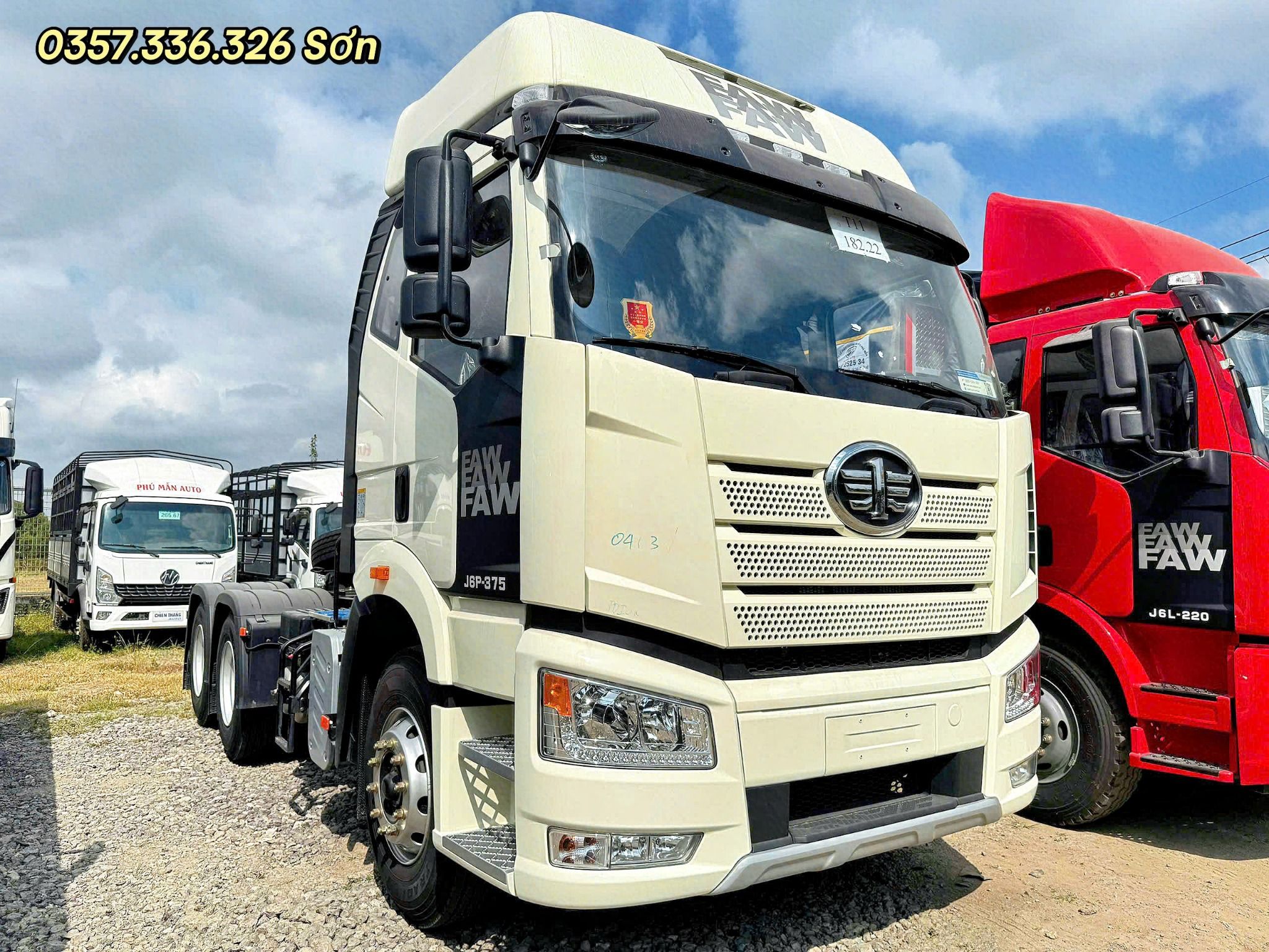 XE ĐẦU KÉO FAW 375 HP J6P ( 2 CẦU ) – XE TẢI GIA ĐÌNH