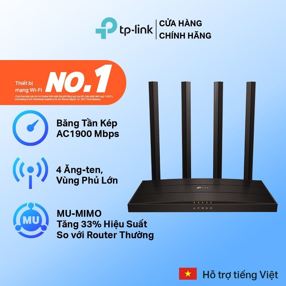 Router Wi-Fi TP-Link Archer C80 / C86 / AX12 | Wi-Fi 5, Băng Tần Kép C