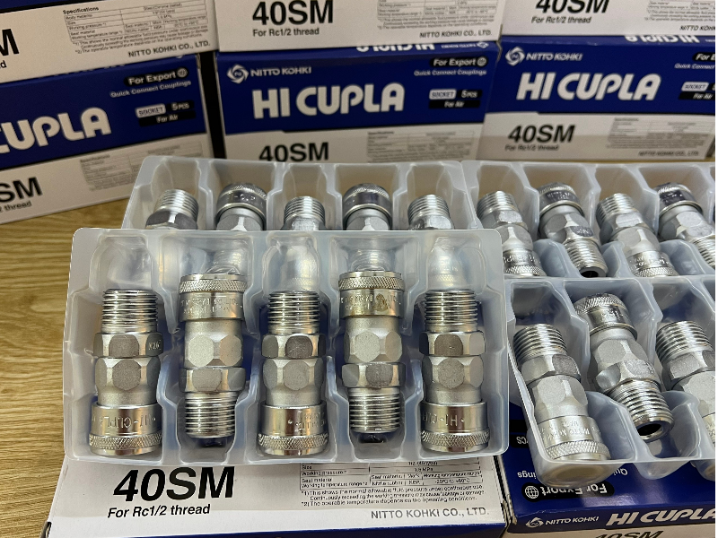 Khớp Nối Nhanh Nitto 40SM – Cupla 1/2" Chính Hãng – Maydungcu.com