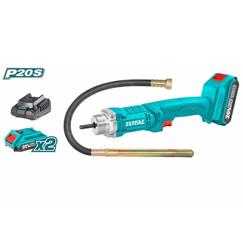 Máy đầm bê tông pin Total 20V - Đầm nhanh, khỏe, bền – Maydungcu.com