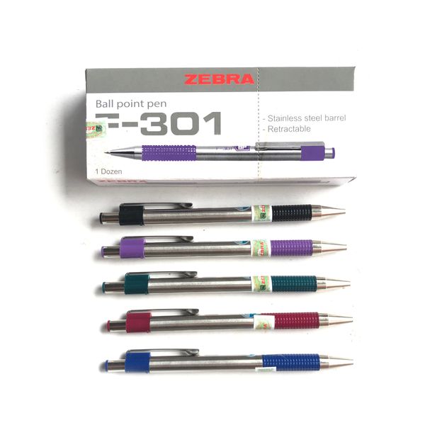Bút Bi Zebra F-301 (Mực Xanh) – NHÀ SÁCH ĐÔNG HỒ
