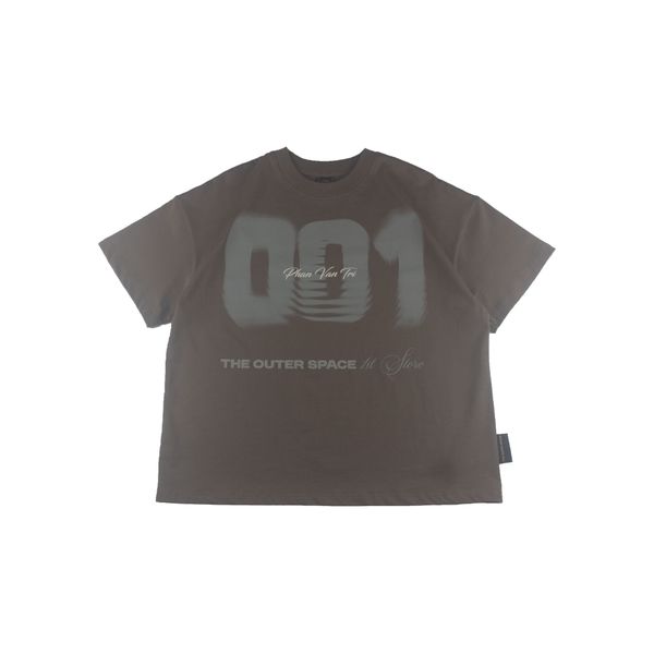 001 TOS Brown Boxy Tee – The Outer Space - Free Your Way