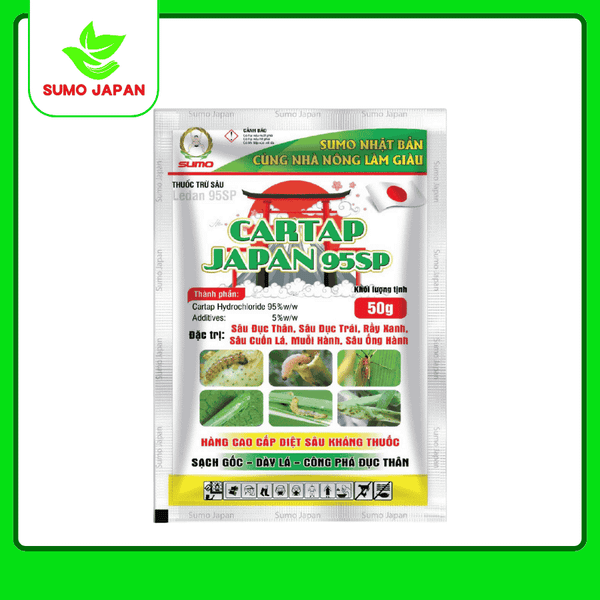 Thuốc trừ sâu CARTAP JAPAN 95SP 50gr – SUMO JAPAN