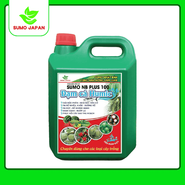 Phân bón ĐẠM CÁ HUMIC 5 lít – SUMO JAPAN