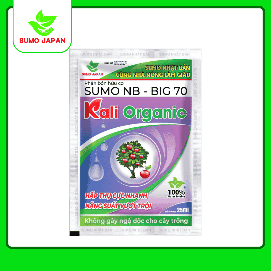 Phân bón hữu cơ SUMO NB - BIG 70 (KALI ORGANIC) 25ml – SUMO JAPAN