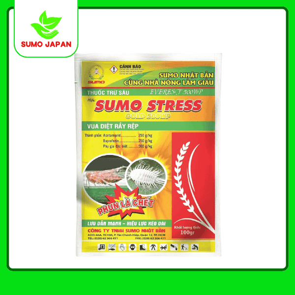 Thuốc trừ sâu SUMO STRESS GOLD 500WP 100gr – SUMO JAPAN