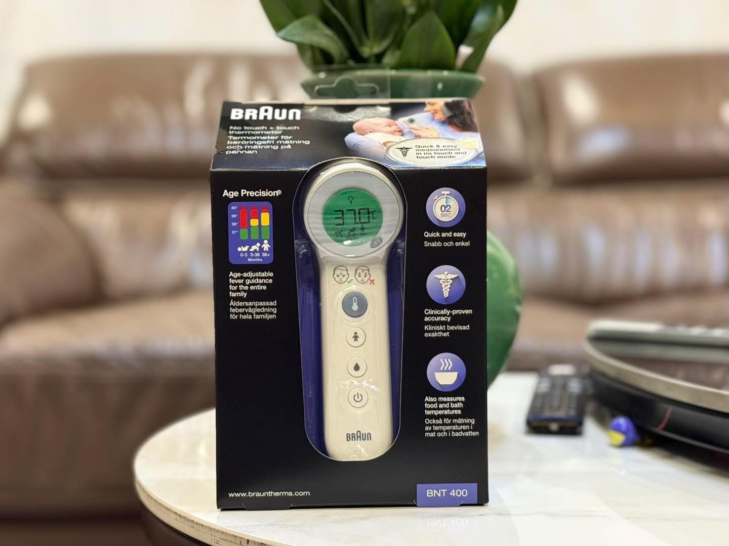 Nhiệt kế Braun BNT400B Đức Brand new full box chính hãng - Quyenphuong Mobile