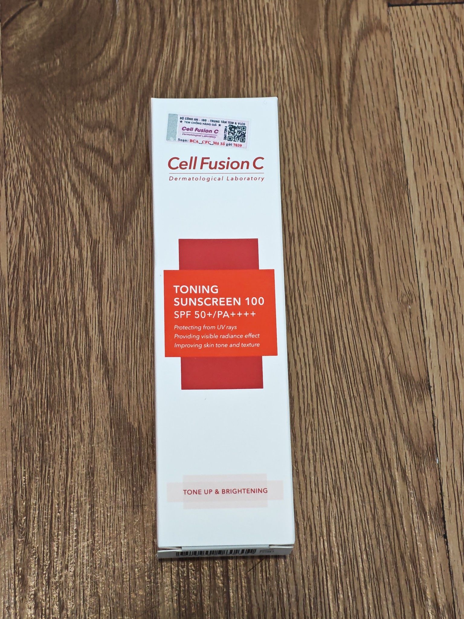 Kem chống nắng Cell Fushion C Toning sunscreen 100 Spf 50+ PA++++ 50ml ...